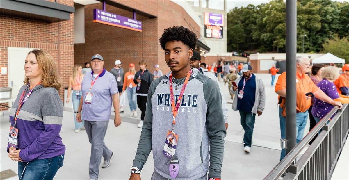 Clemson junior wide receiver target planning return visit