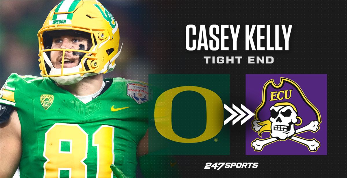 Oregon tight end transfer Casey Kelly signs with ECU