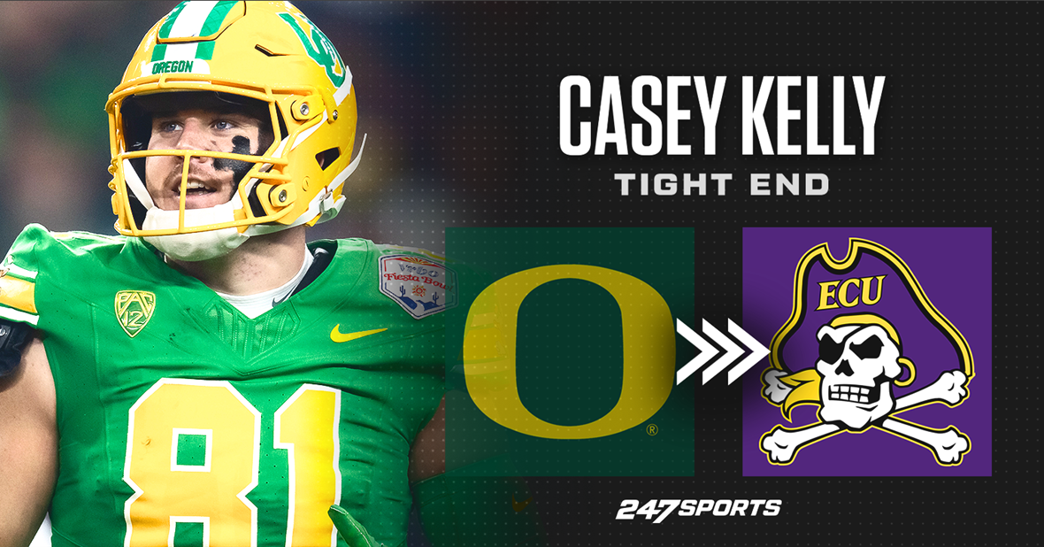 Oregon tight end transfer Casey Kelly signs with ECU