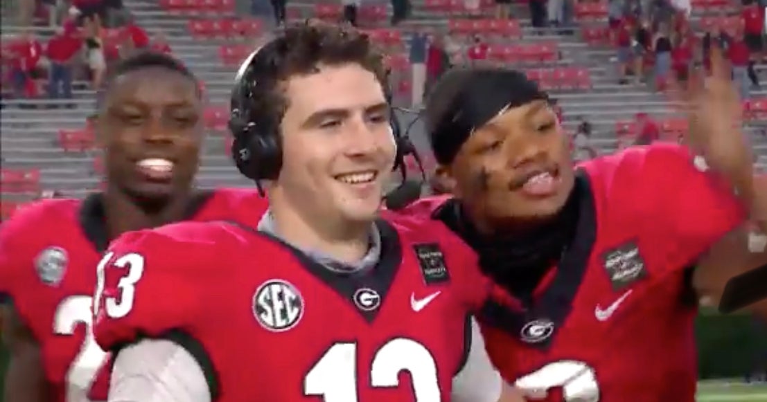 WATCH: Georgia teammate calls Stetson Bennett 'the mailman'