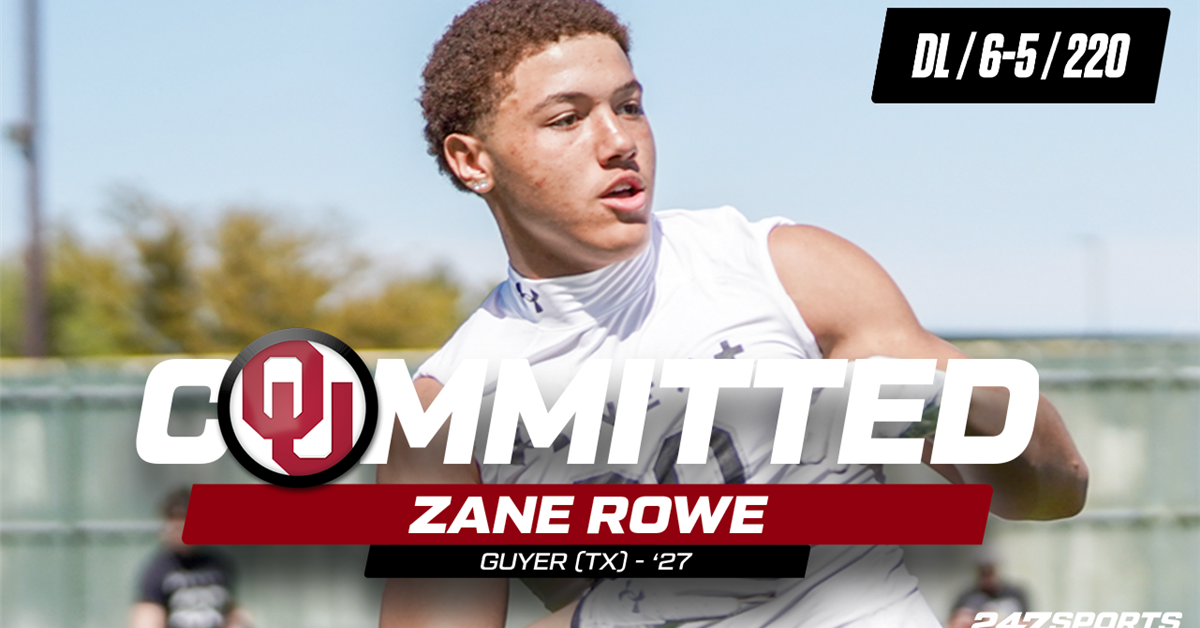 COMMIT: Elite 2027 recruit Zane Rowe pledges early to Oklahoma
