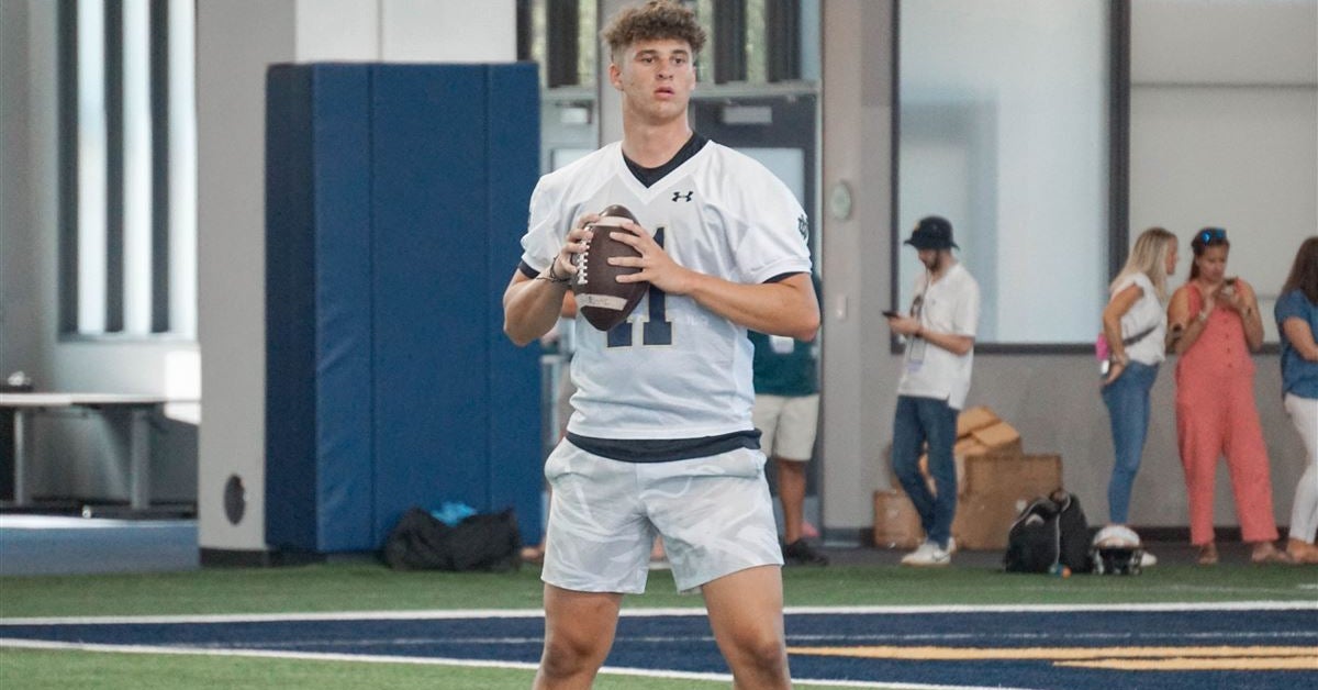 PHOTOS: Four-star QB Adrian Posse at Notre Dame