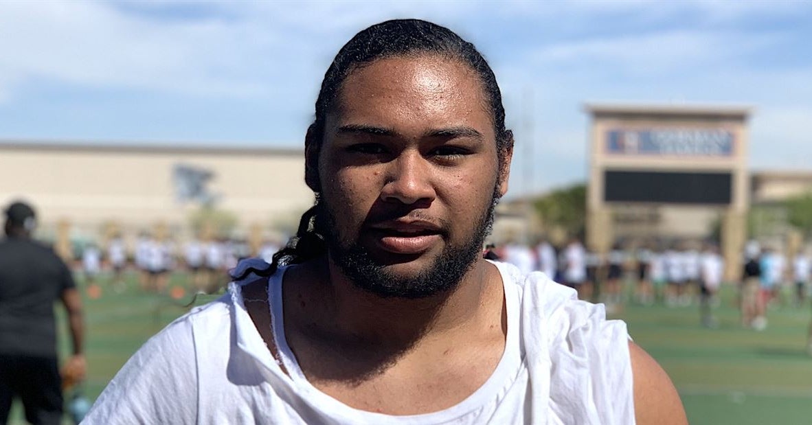 Cali OL Tyson Ruffins could emerge as one of the bigger sleepers out West
