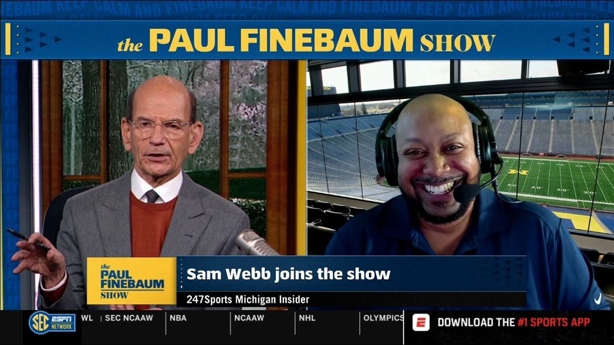 WATCH: Sam Webb on the Paul Finebaum Show - Michigan hires Sherrone ...