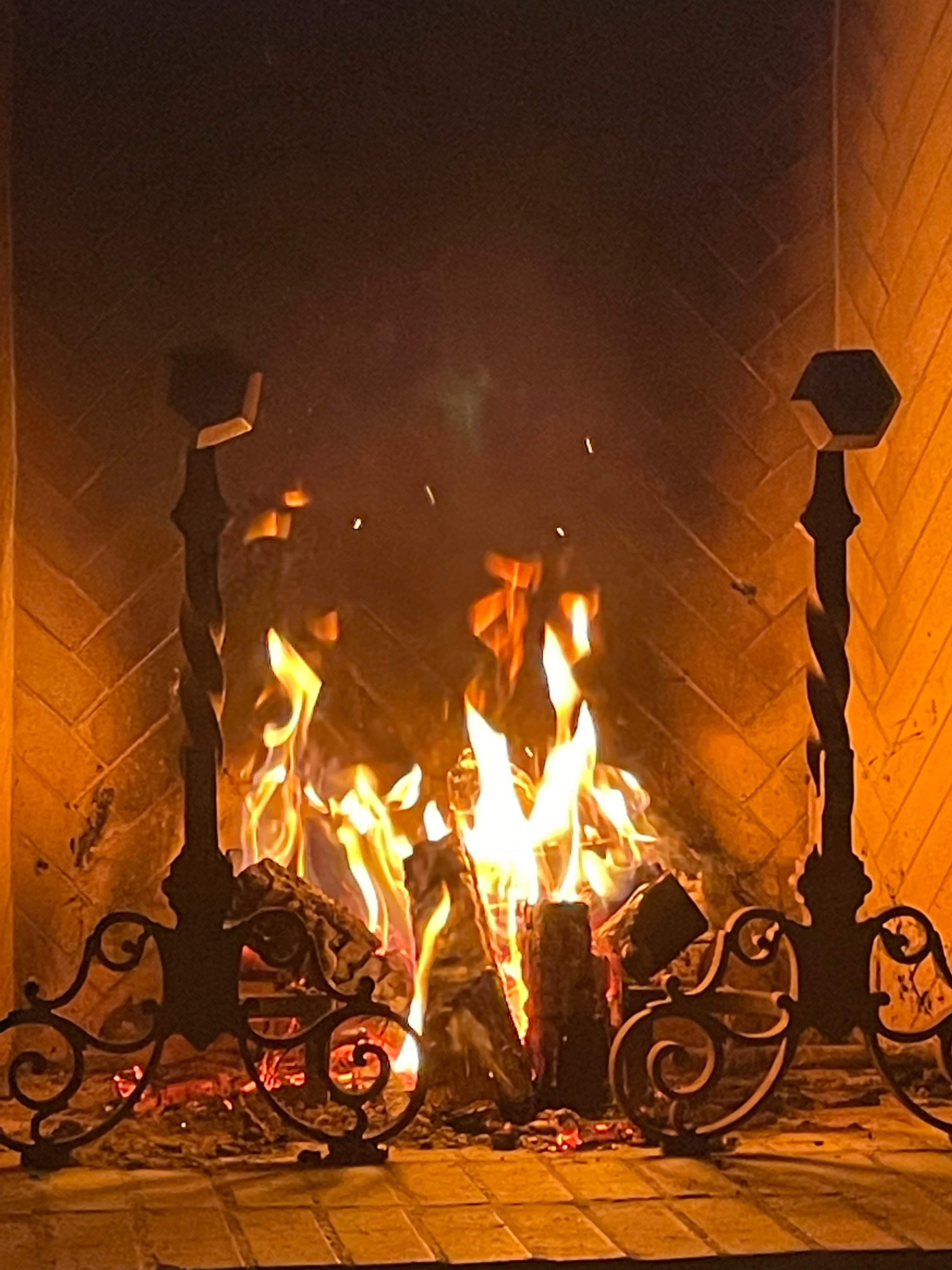 First fire of the season.