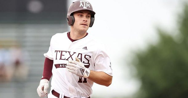 Texas A&M baseball senior Austin Bost awarded the No. 12 jersey