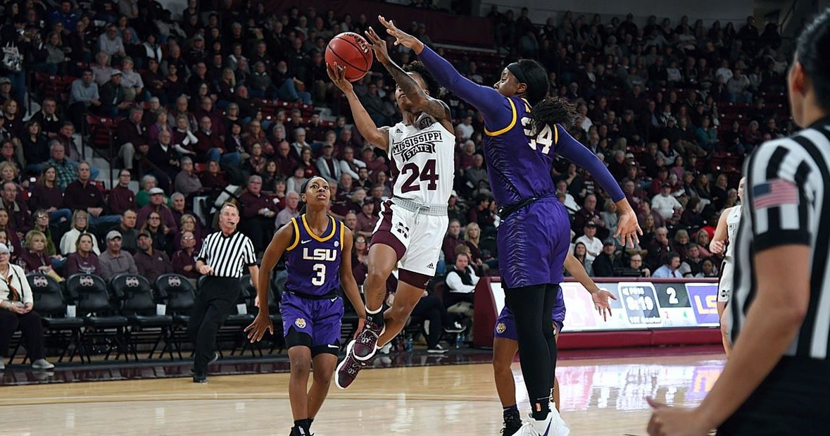 GALLERY: No. 10 MSU Women squeak by LSU 64-60