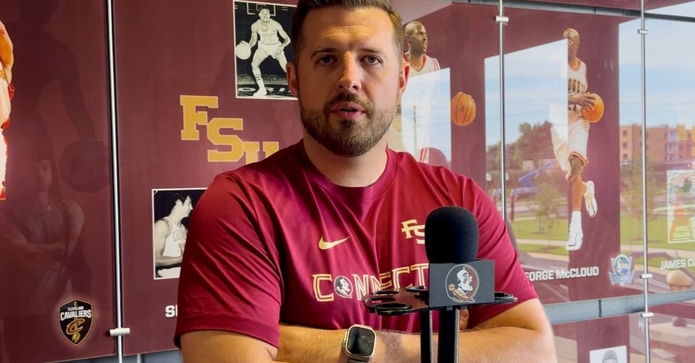 Florida State Seminole Men's Basketball head coach Luke Loucks, trio of ...