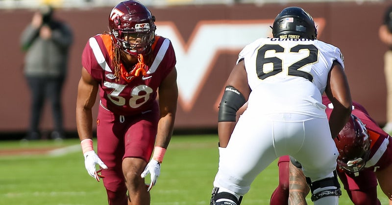 Virginia Tech linebacker Jayden McDonald to transfer