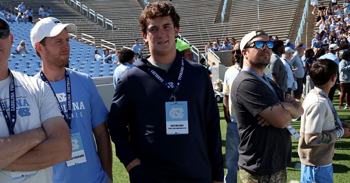 Game Visit Solidifies UNC as a Top School for Four-Star '25 LB Weston Port