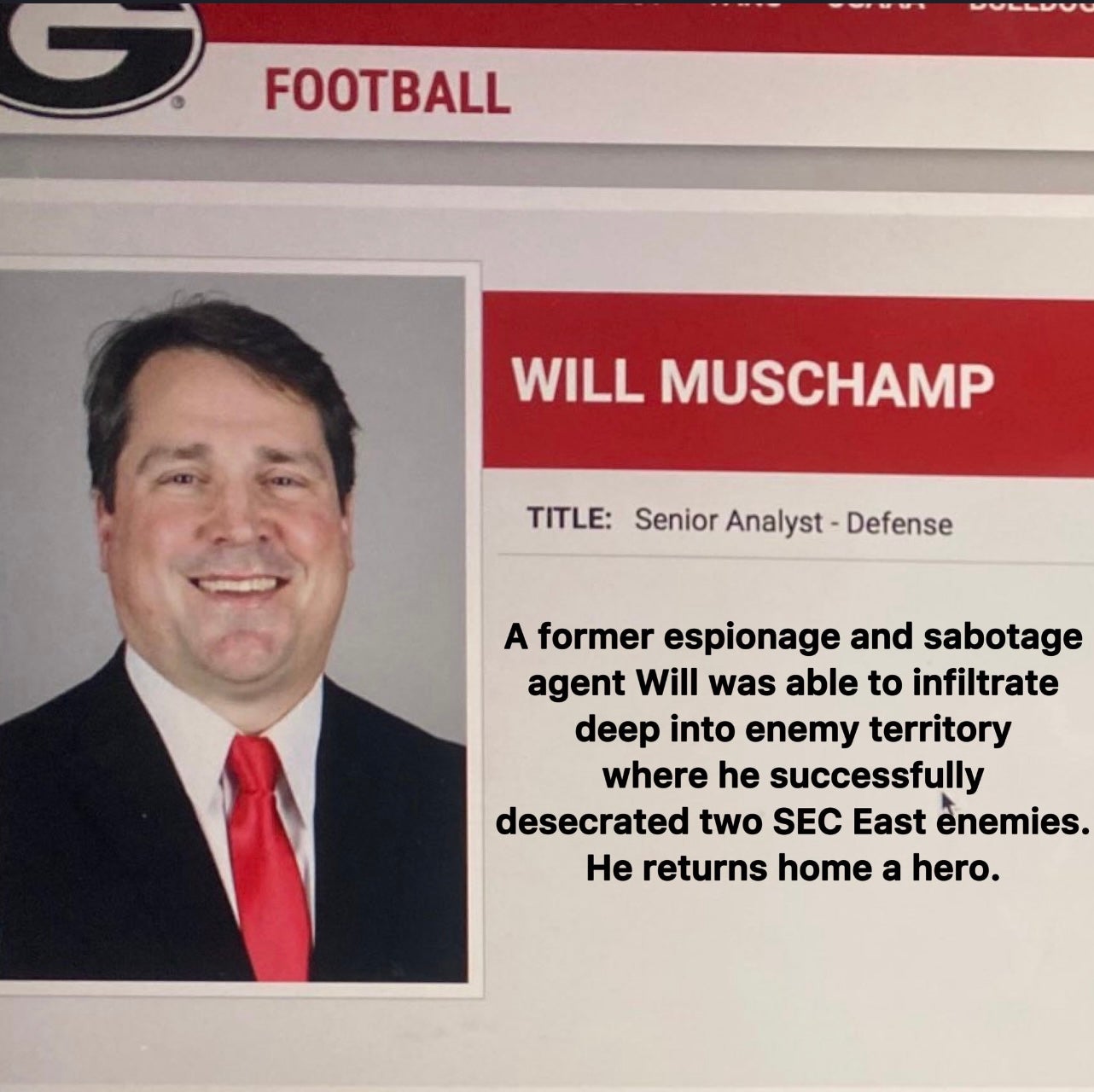 Will Muschamp Georgia Football Website Bio