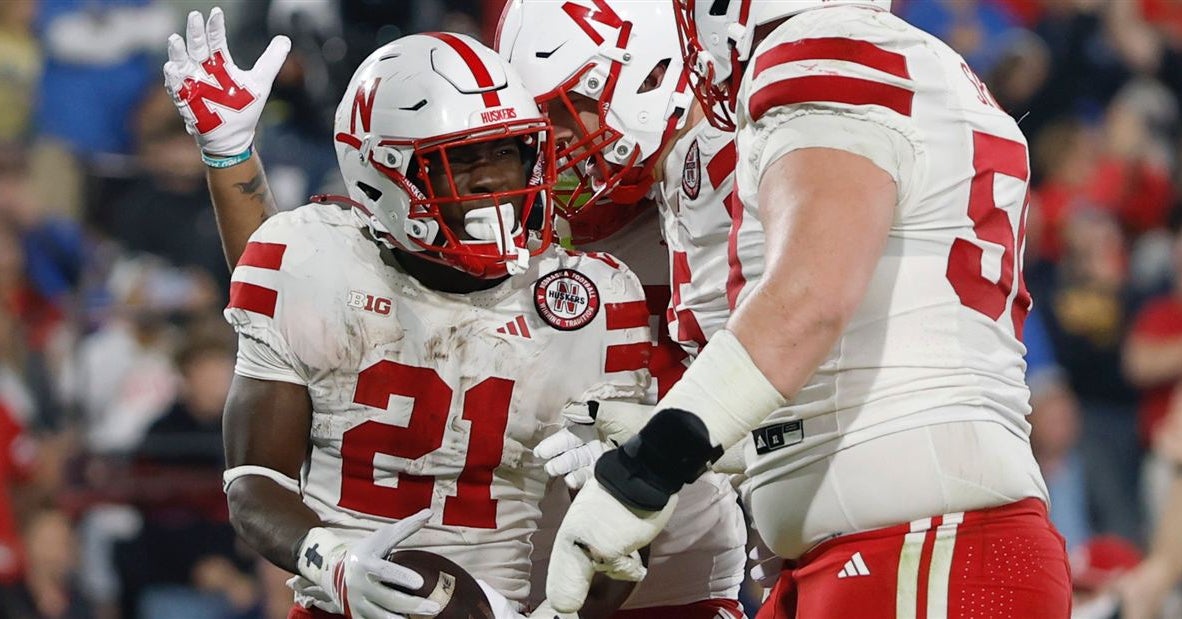 Nebraska offensive snap counts and PFF grades from win over UCLA