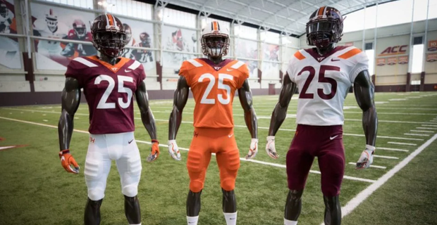 Virginia Tech Hokies unveil their new Nike Football Uniforms