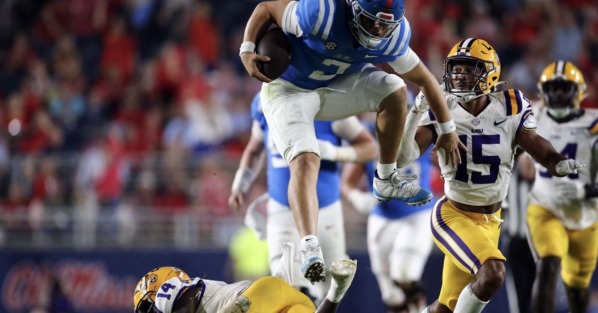 Jaxson Dart answered the bell in what he believes was a 'legacy' game