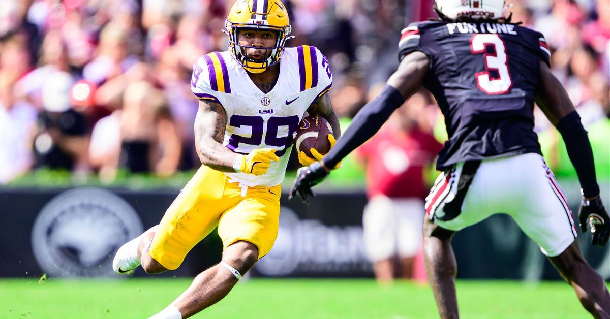 Where LSU's Caden Durham ranks among SEC running backs