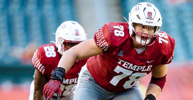 Temple offensive metrics and grades at the bye week