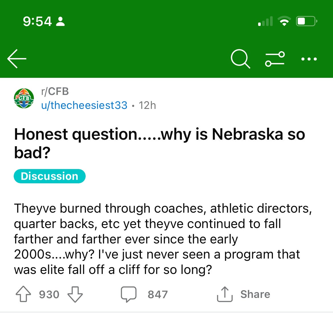Saw this on Reddit…thank you Nebraska for taking him