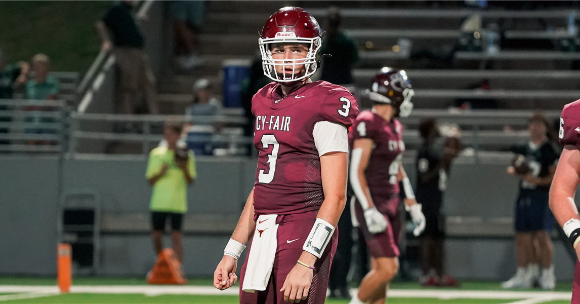 Texas QB commit Trey Owens talks playoff mindset after taking down Katy ...