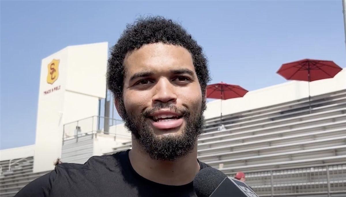 USC quarterback Caleb Williams discusses Chicago Bears interest ...