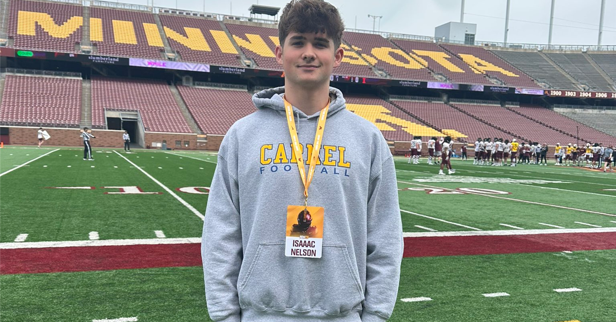 2026 Indiana defender Isaac Nelson is hoping to earn a Minnesota offer