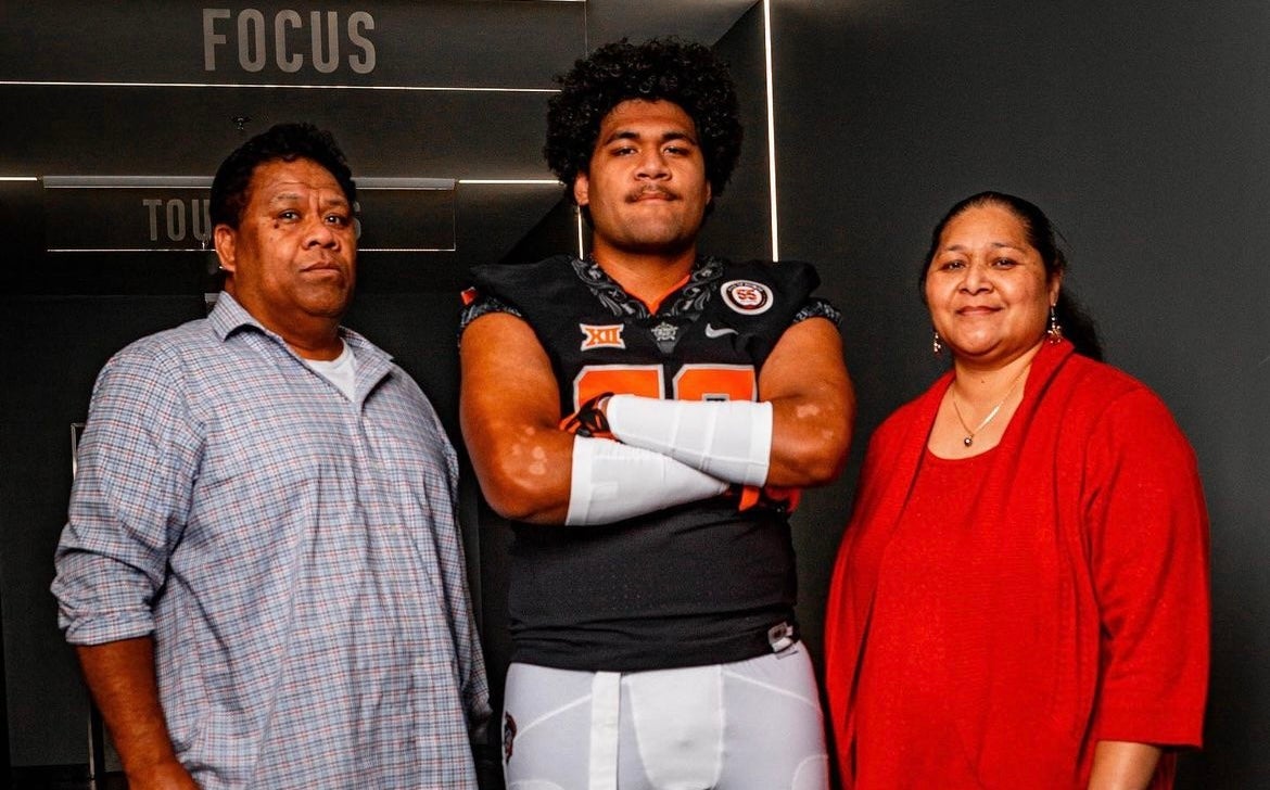 Three-star offensive lineman Nuku Mafi commits to Oklahoma State over ...