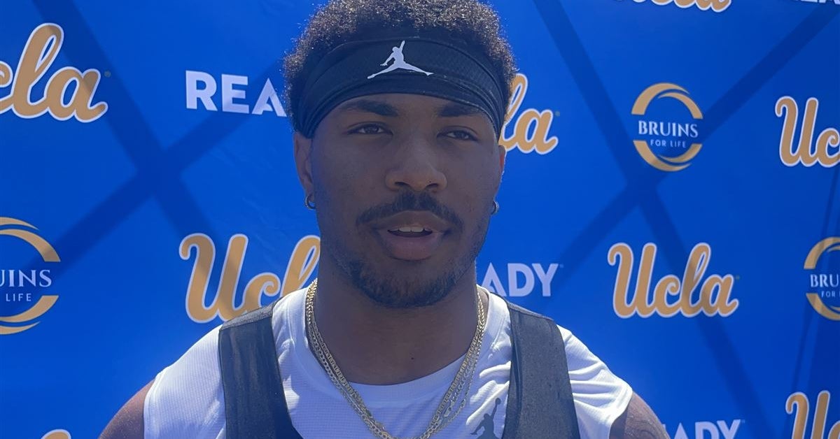 UCLA linebacker Isaiah Chisom talks first fall camp as a Bruin, being ...