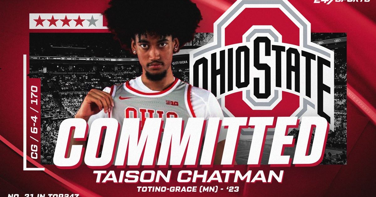 Taison Chatman, the No. 31 overall prospect in 2023, commits to Ohio State