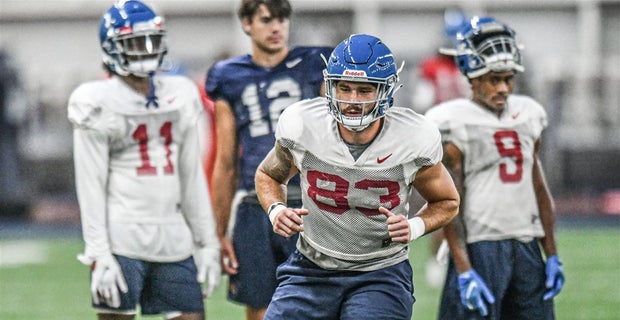 Tight end Chase Rogers set for increased role in Rebels' passing game