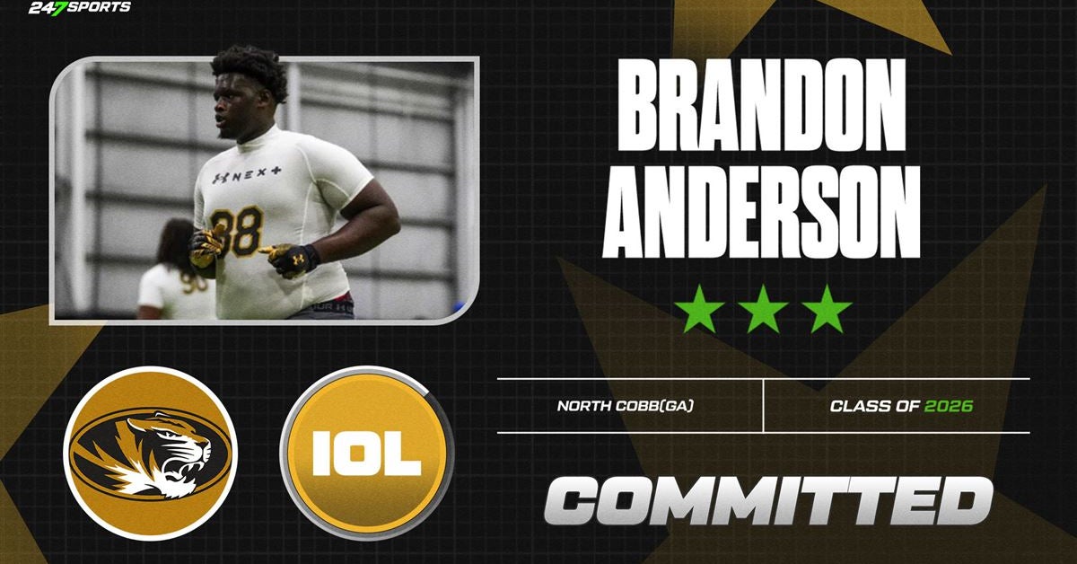 Mizzou lands commitment from OL target Brandon Anderson