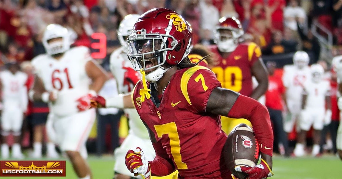 USC 2023 season player participation snap count final totals