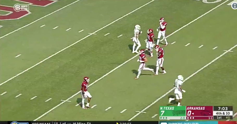 North Texas player pulls off fake fair catch punt return TD