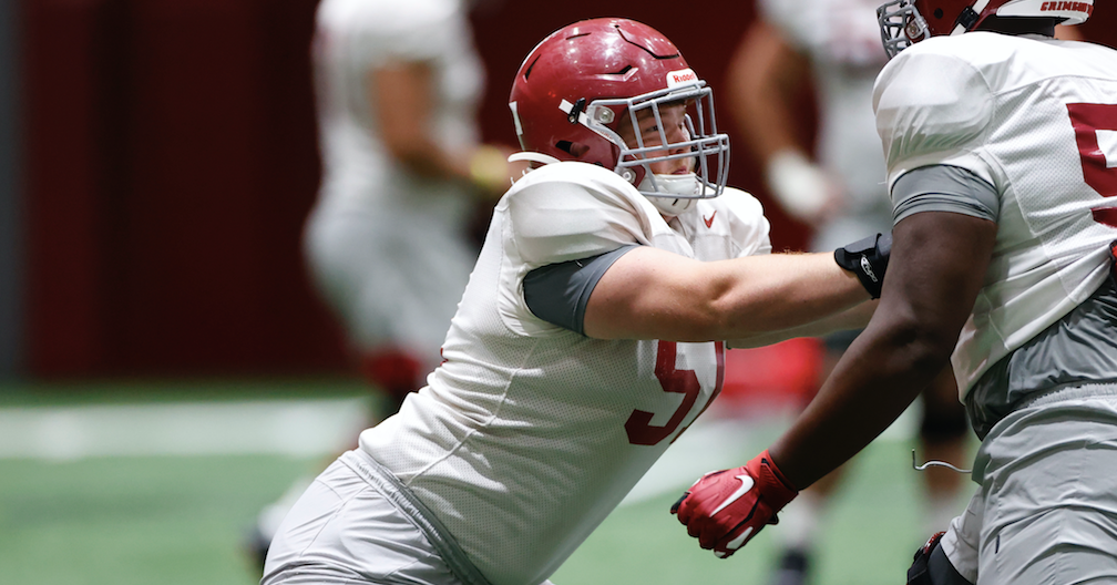Alabama offensive lineman Tanner Bowles enters transfer portal