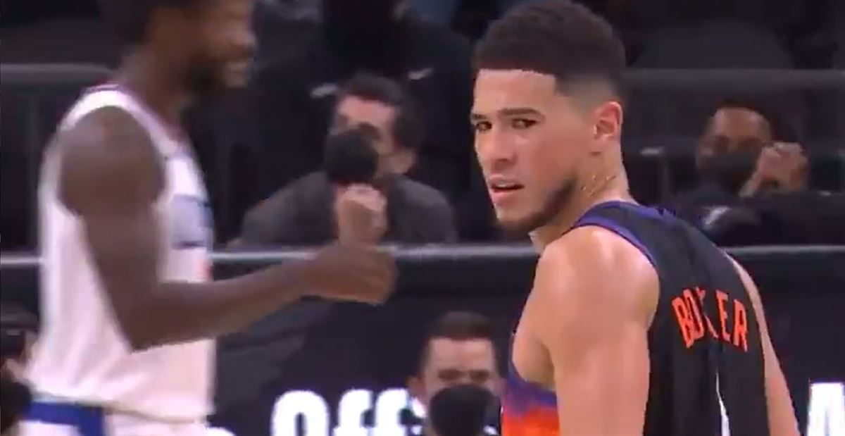 WATCH: Devin Booker notches first triple-double in Game 1 win