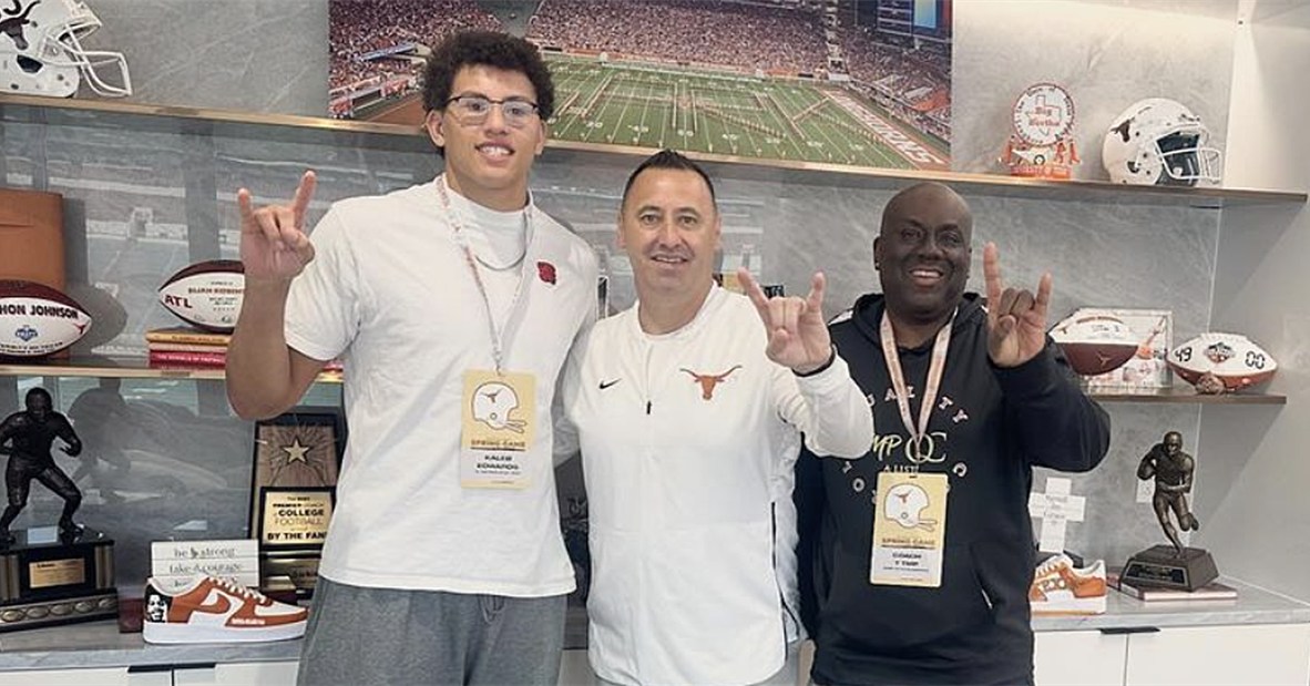 Four-star TE Kaleb Edwards recaps his unofficial visit to Texas
