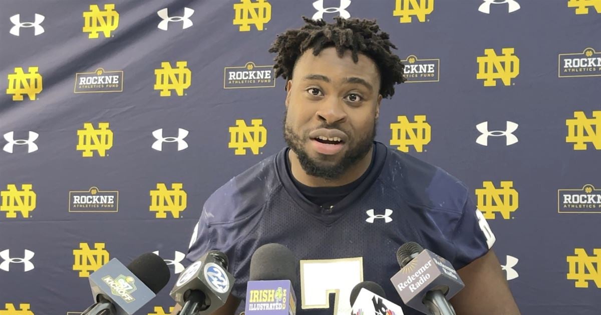 Watch: Audric Estime "The Offensive Line Wants To Get Better"