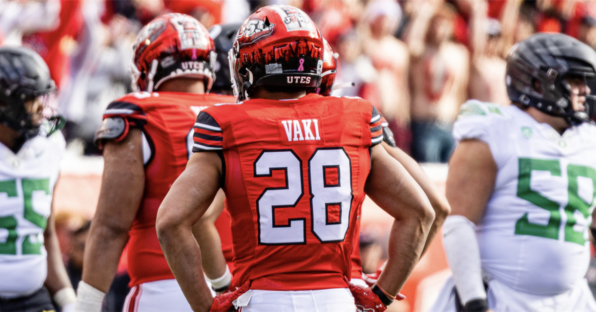 Utah two-way star Sione Vaki has declared for the 2024 NFL Draft