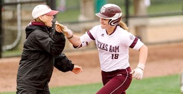 A&M softball starter began her career as college baseball player