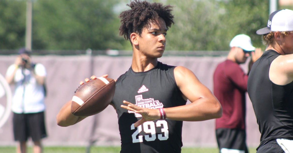 Top247 QB Braden Davis speaks to six schools the most frequently