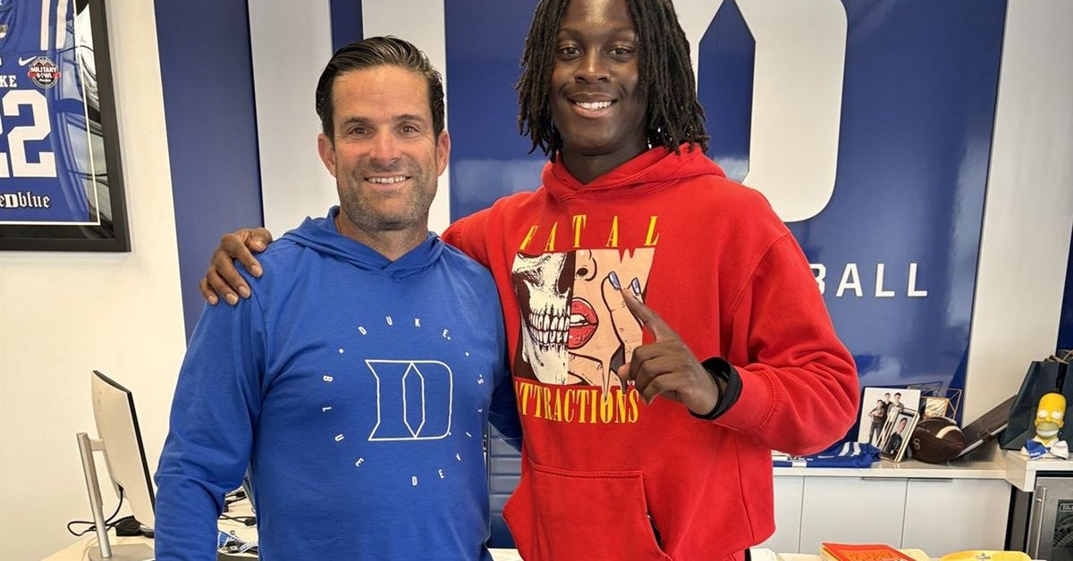 Duke makes strong impression on 2025 WR Gerritt Kemp