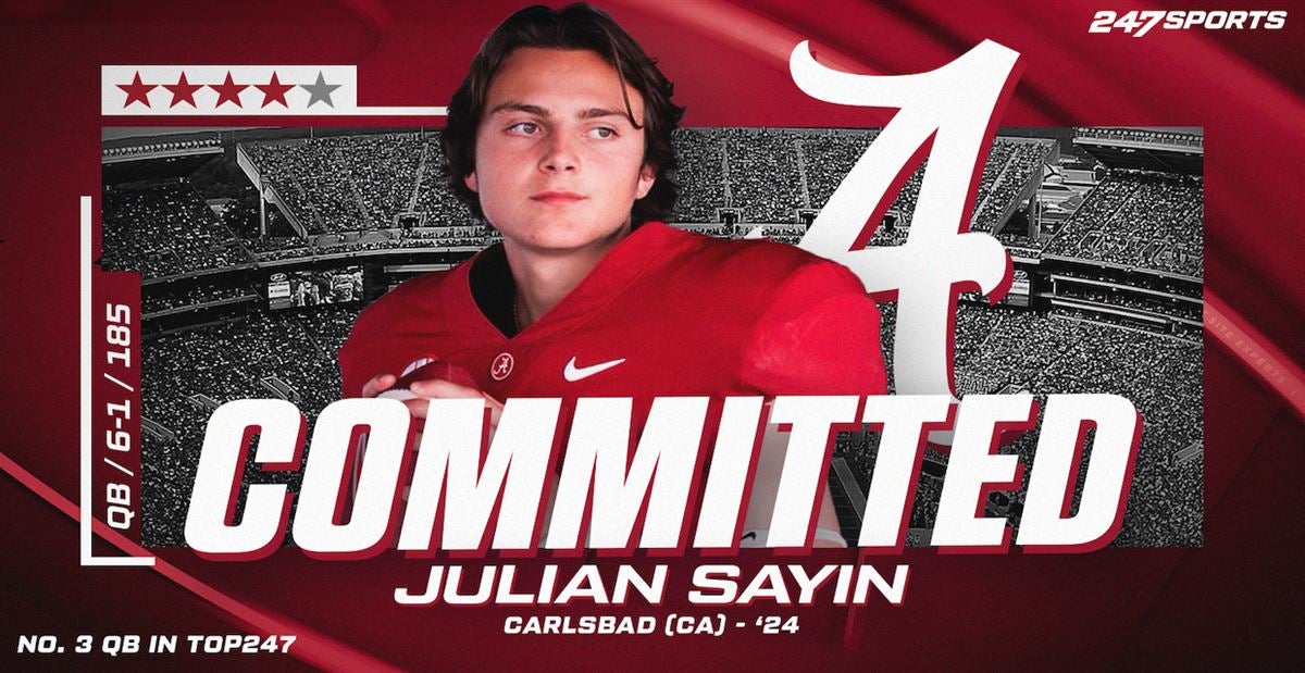 Four-Star '24 QB Julian Sayin breaks down his commitment to Alabama