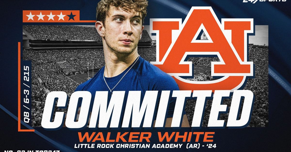Top247 2024 QB Walker White commits to Auburn