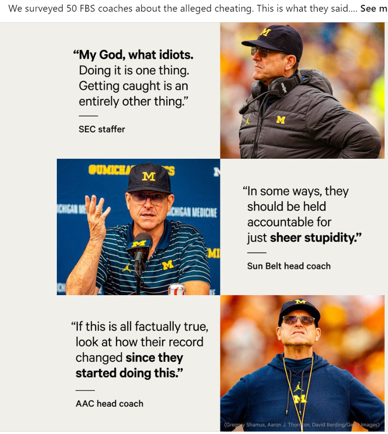 Official Michigan cheating meme thread