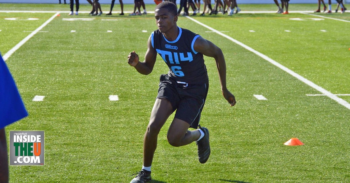 VIDEO: 2020 WR Trevon Sanders at Miami Immortals tryouts