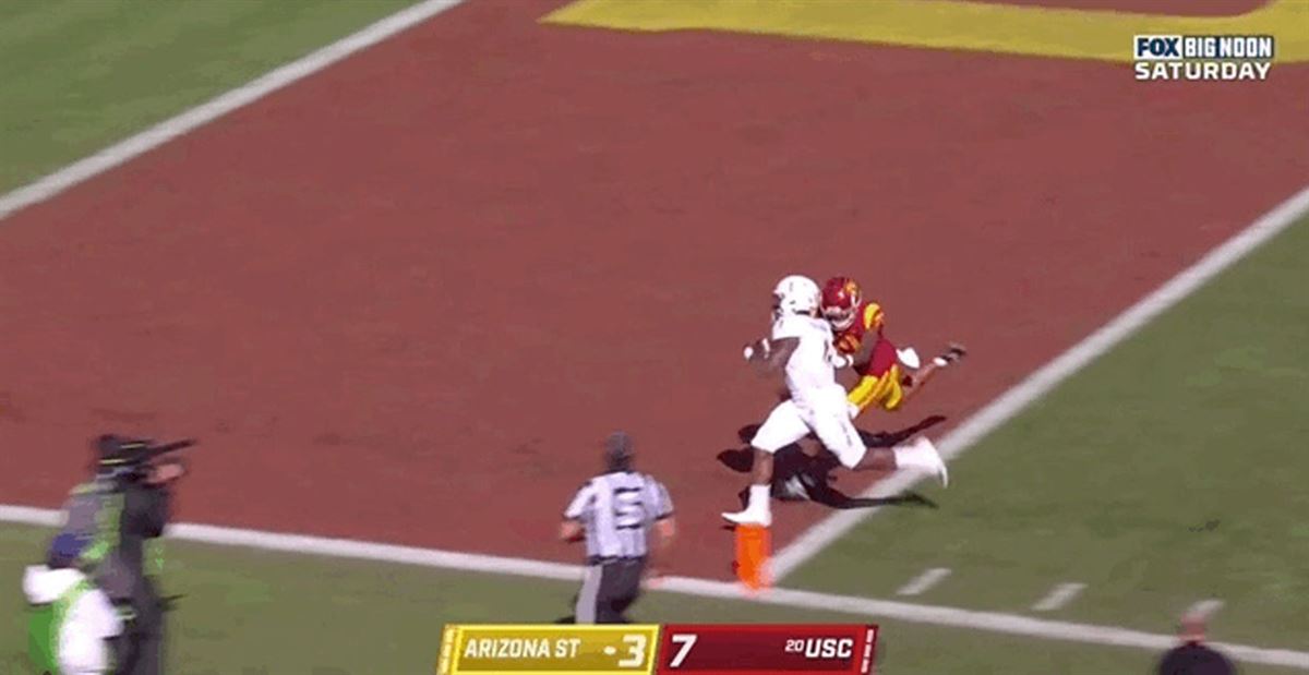 WATCH: RB DeaMonte Trayanum scores first college touchdown