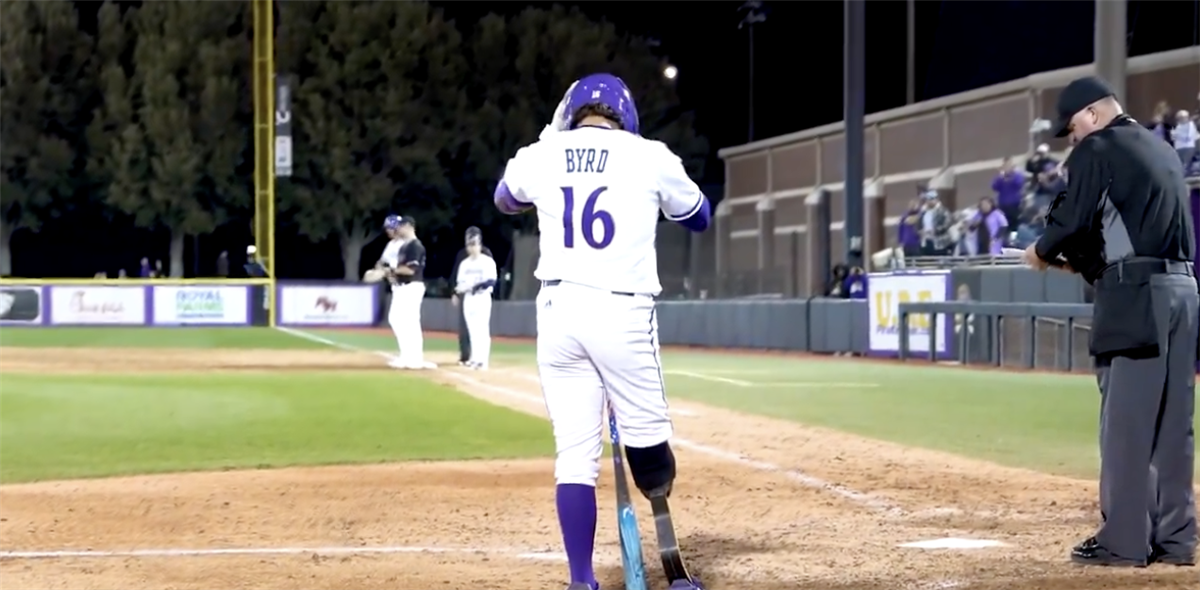 ECU's Parker Byrd lives out dream, plays in game with prosthetic leg