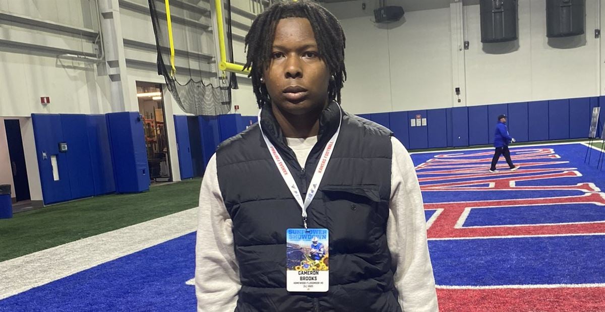 2025 DL Cameron Brooks has an 'outstanding' game day visit to KU