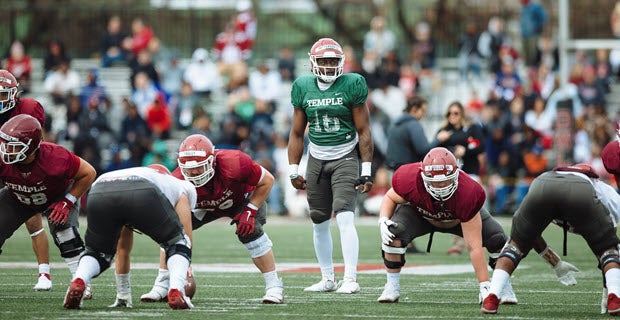 How does Temple's offensive line rate? That's up for debate