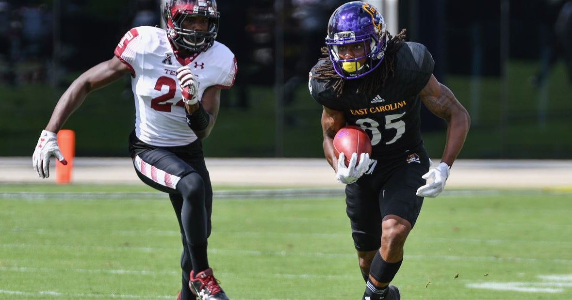 ECU receiver Davon Grayson invited to NFL Combine
