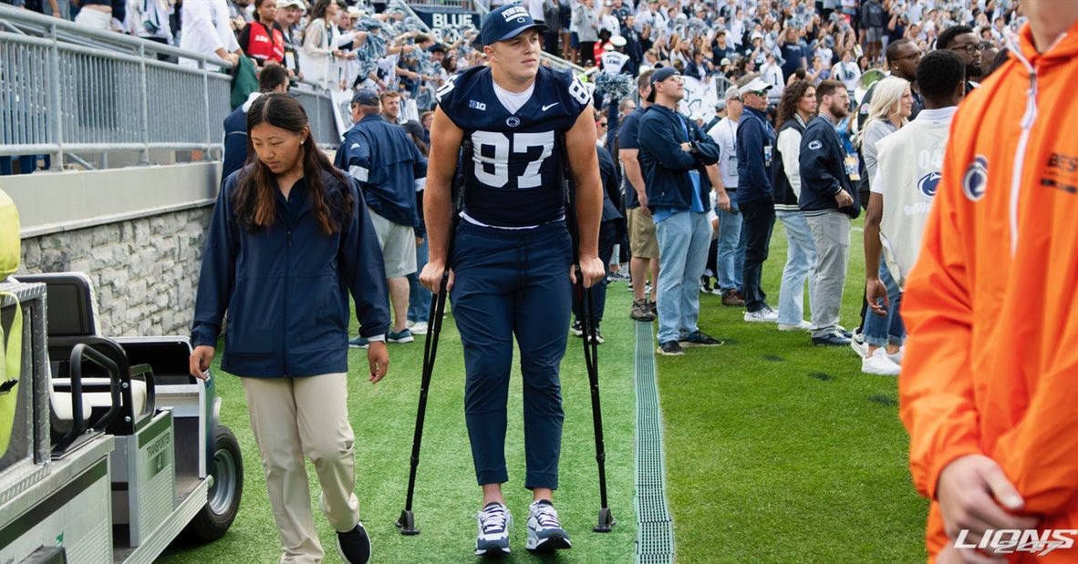 Penn State TE Andrew Rappleyea’s long-term status uncertain after ...