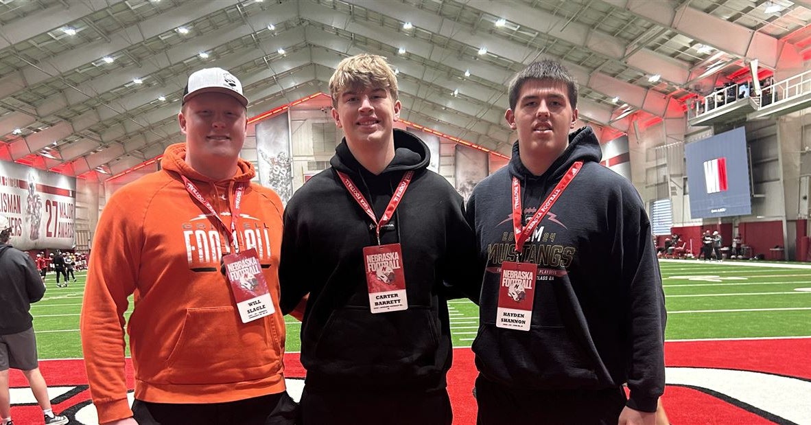 Nebraska offers three Iowa underclassmen offensive linemen